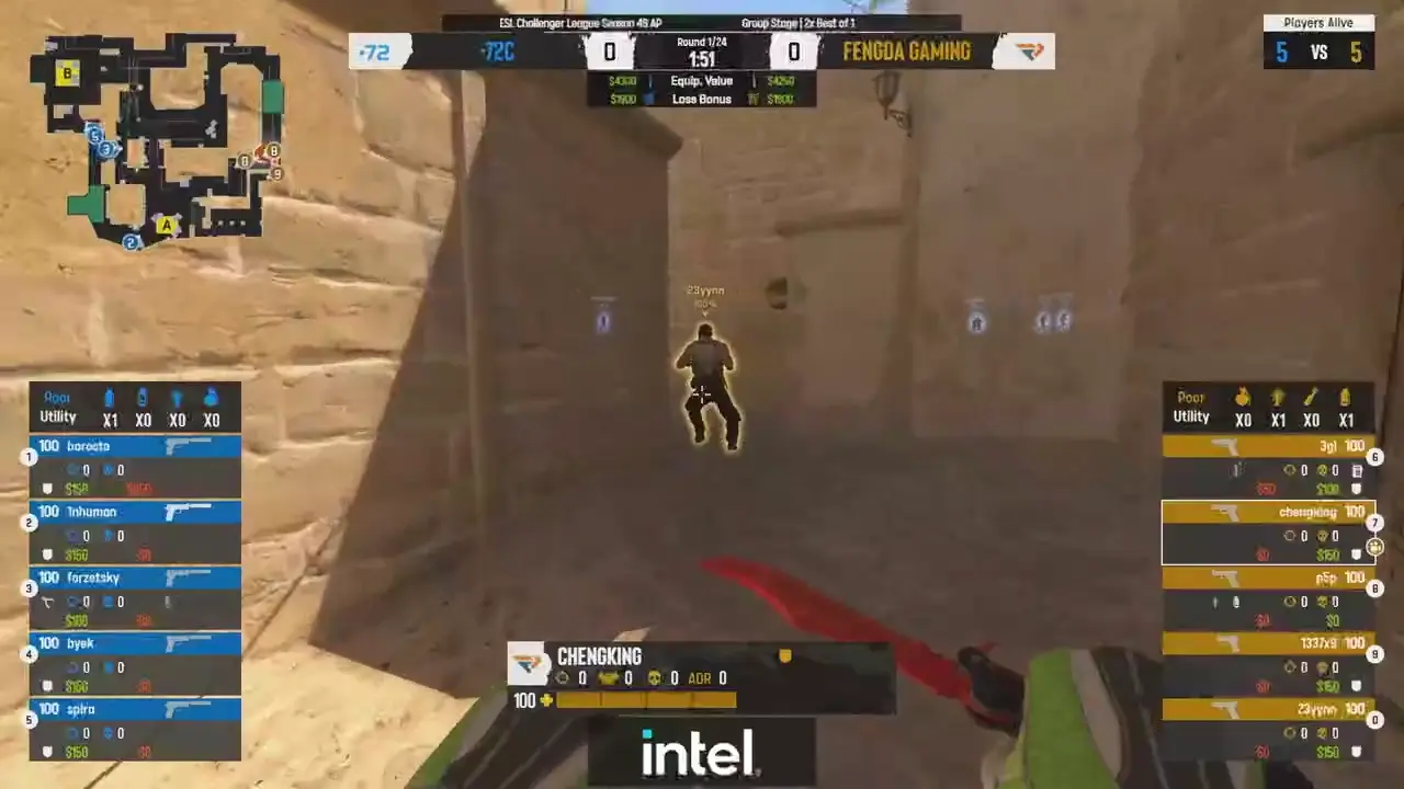 ESL Challenger League - Season 49 - Asia - -72c vs FengDa Gaming