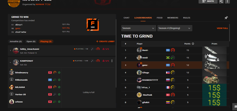 MANIAK T'CS2 - FACEIT.com