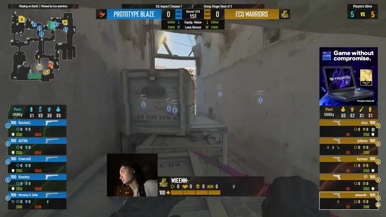 ESL Impact League - Season 7 - Eco warriors vs Prototype Blaze